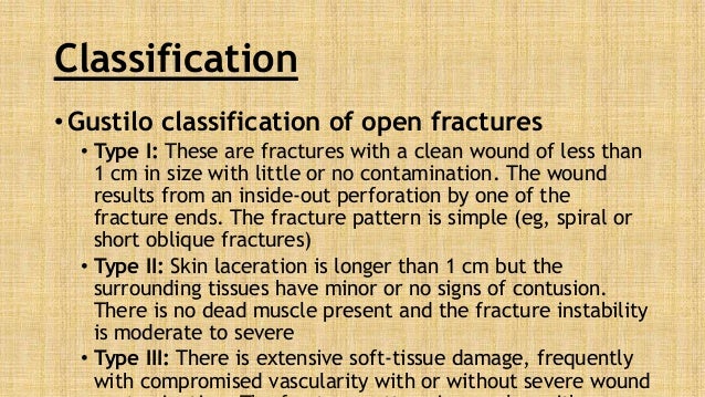 Management Of Open Fractures