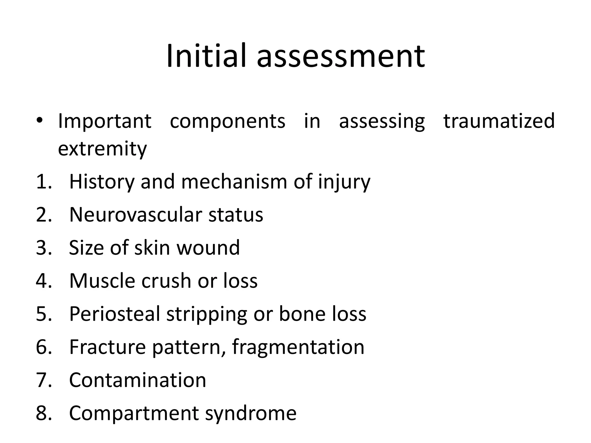 Management of open fractures final | PPTX