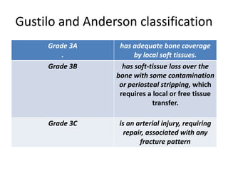 Management of open fractures final | PPTX