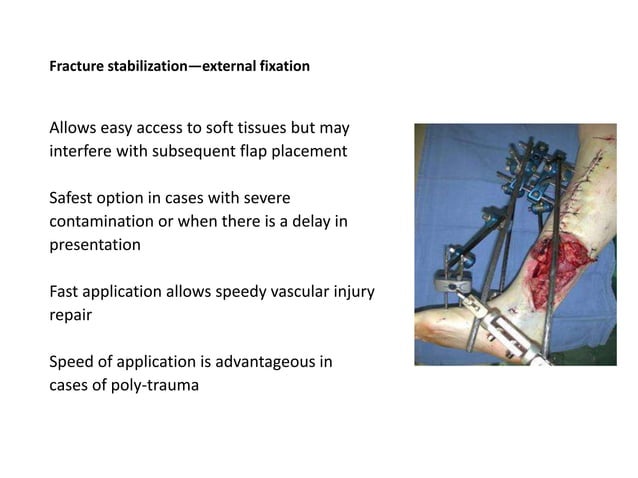 Management of open fractures final | PPTX | First Aid | Injuries