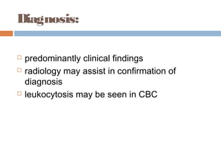 Management of opportunistic diseases | PPT