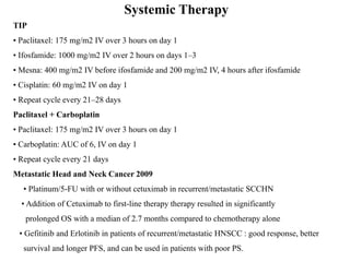 Management of Oral Cavity Cancers | PPTX