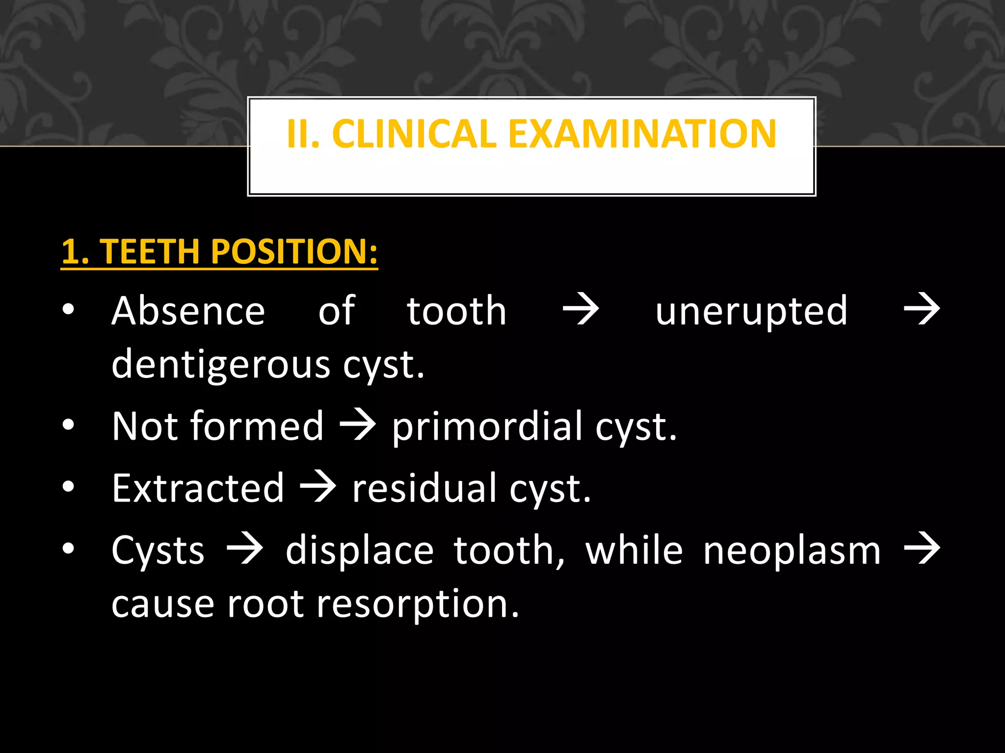 Management of oral cyst | PPTX
