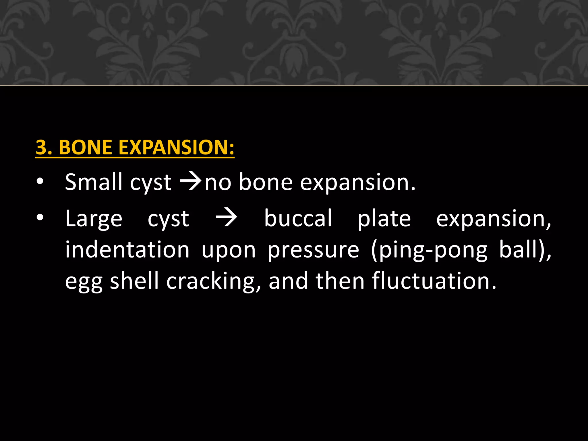 Management of oral cyst | PPTX