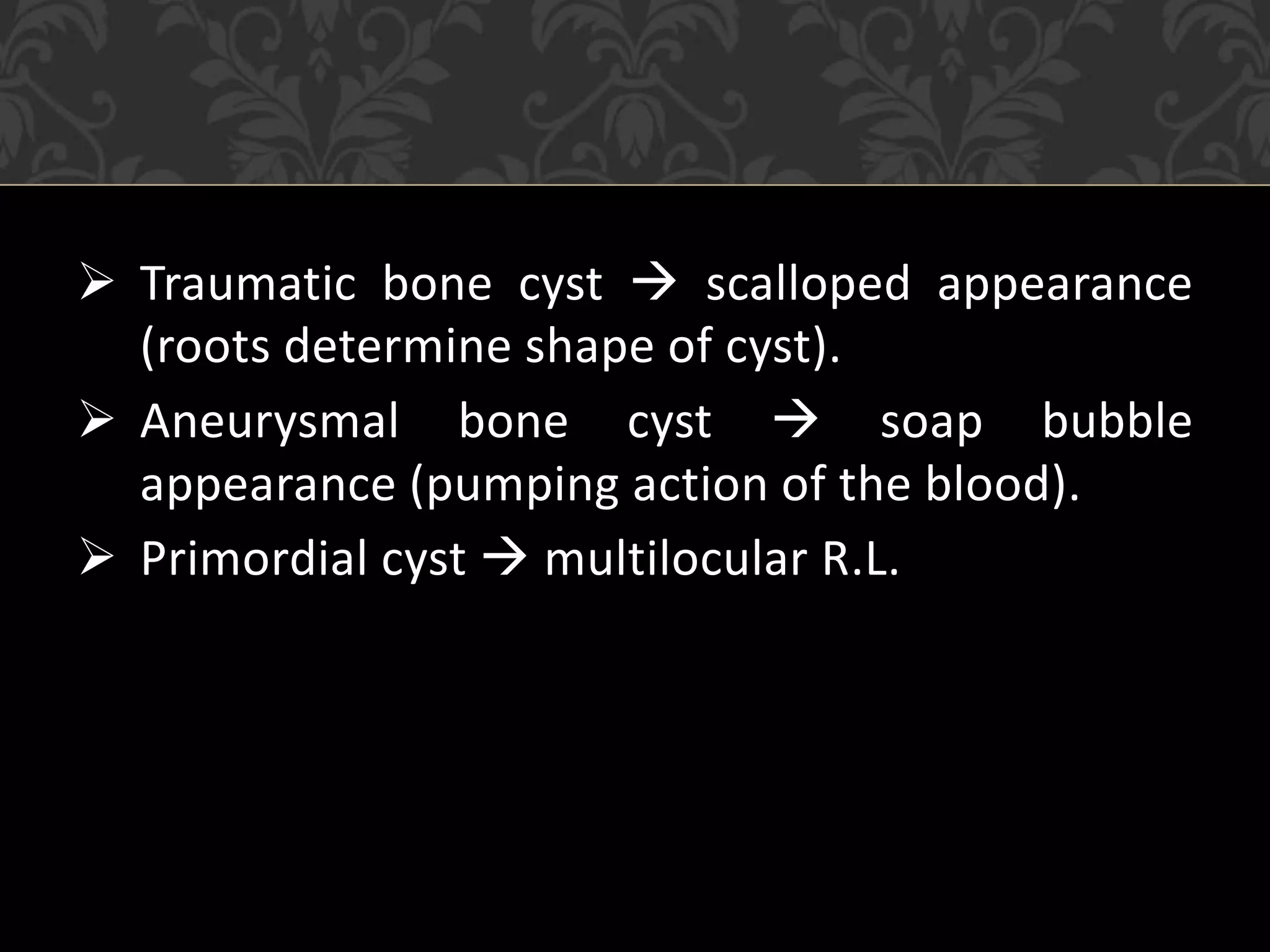 Management of oral cyst | PPTX