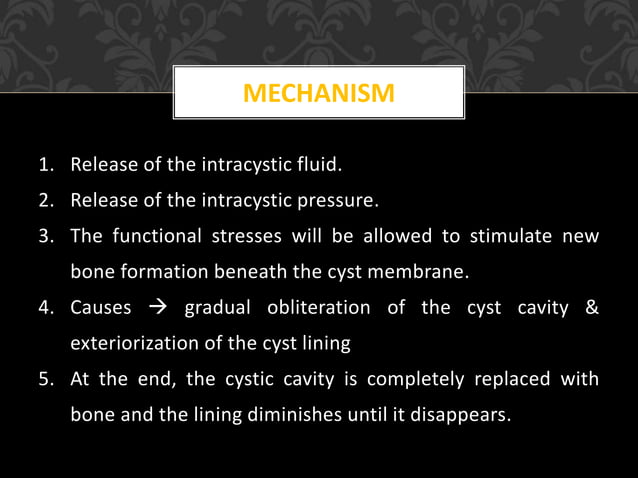 Management of oral cyst | PPTX | Dental Health | Diseases and Conditions