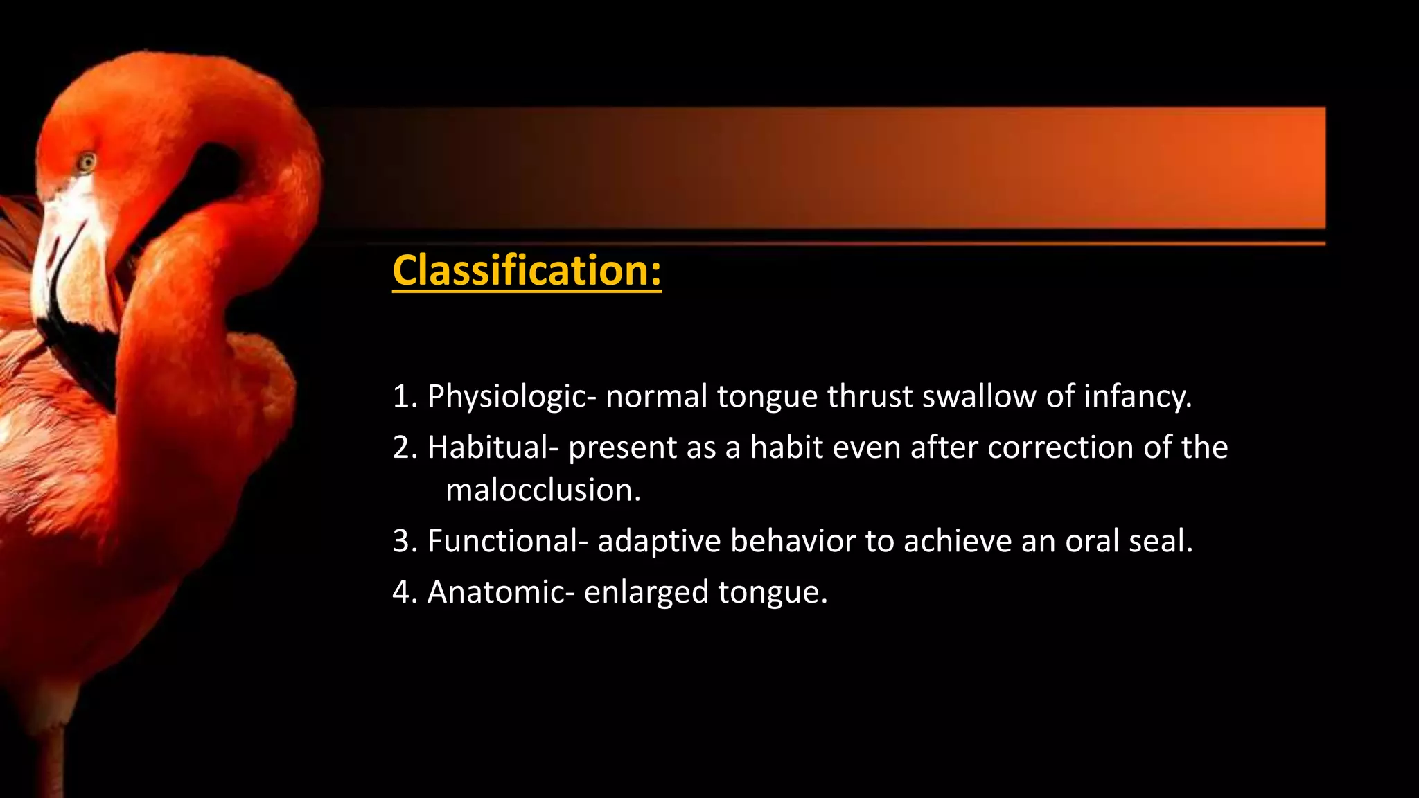 ORAL HABITS - DEFINITION, CLASSIFICATIONS, CLINICAL FEATURES AND ...