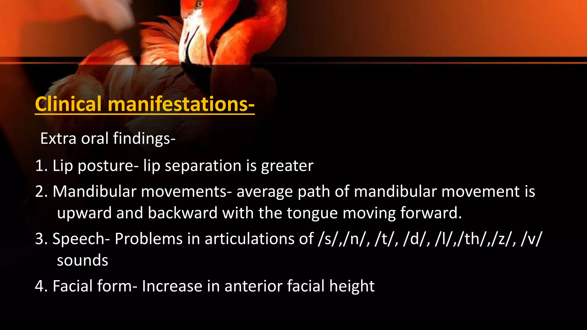 ORAL HABITS - DEFINITION, CLASSIFICATIONS, CLINICAL FEATURES AND ...