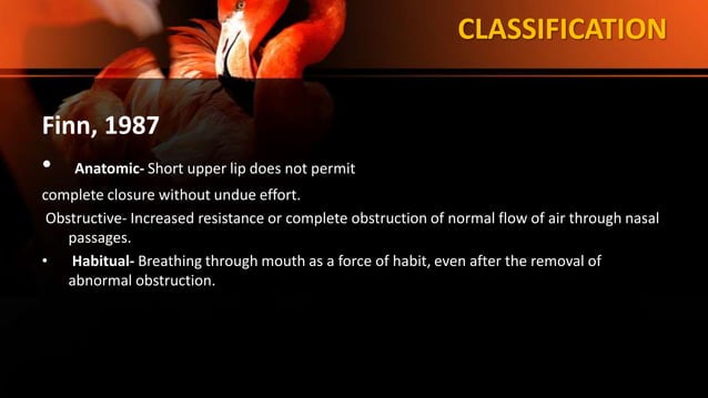 ORAL HABITS - DEFINITION, CLASSIFICATIONS, CLINICAL FEATURES AND ...