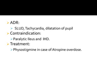Management of organophosphates poisoning. | PPTX