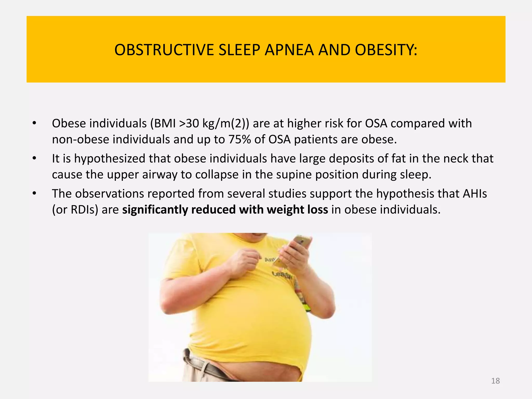 Management of obstructive sleep apnea | PPTX