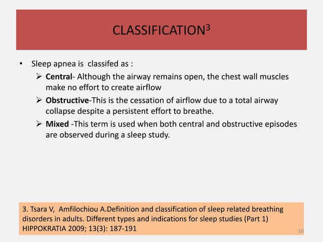 Management of obstructive sleep apnea | PPTX | Sleep Disorders | Diseases and Conditions