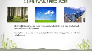 MANAGEMENT OF OUR NAURAL RESOURCES | PPT