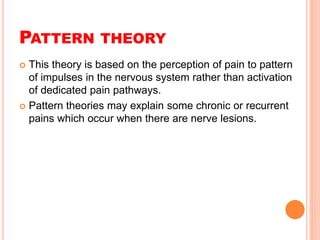 pain and its management | PPTX | Brain and Nervous System Disorders ...