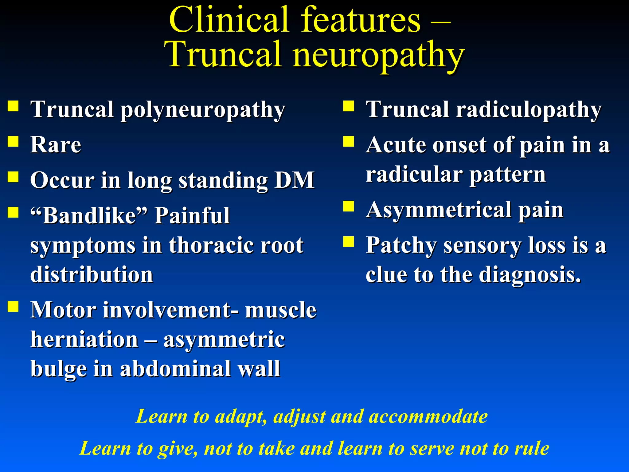 Management of painful diabetic neuropathy in this millennium | PPT