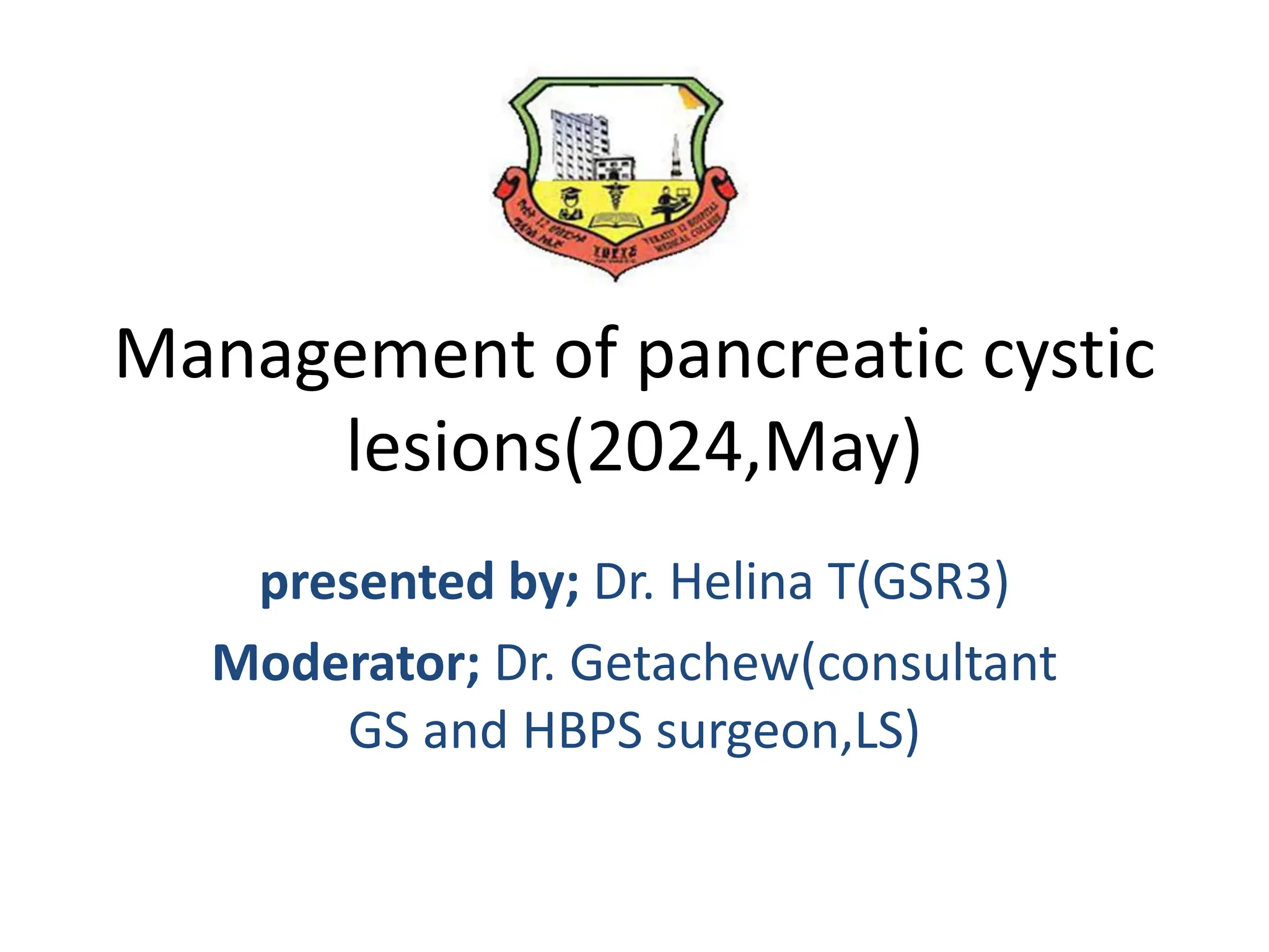 Management of pancreatic cystic lesions(2024,May).pptx