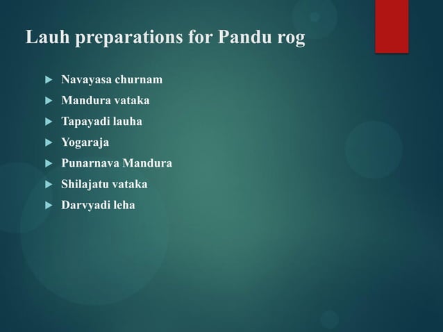 Management of pandu roga (1) | PDF