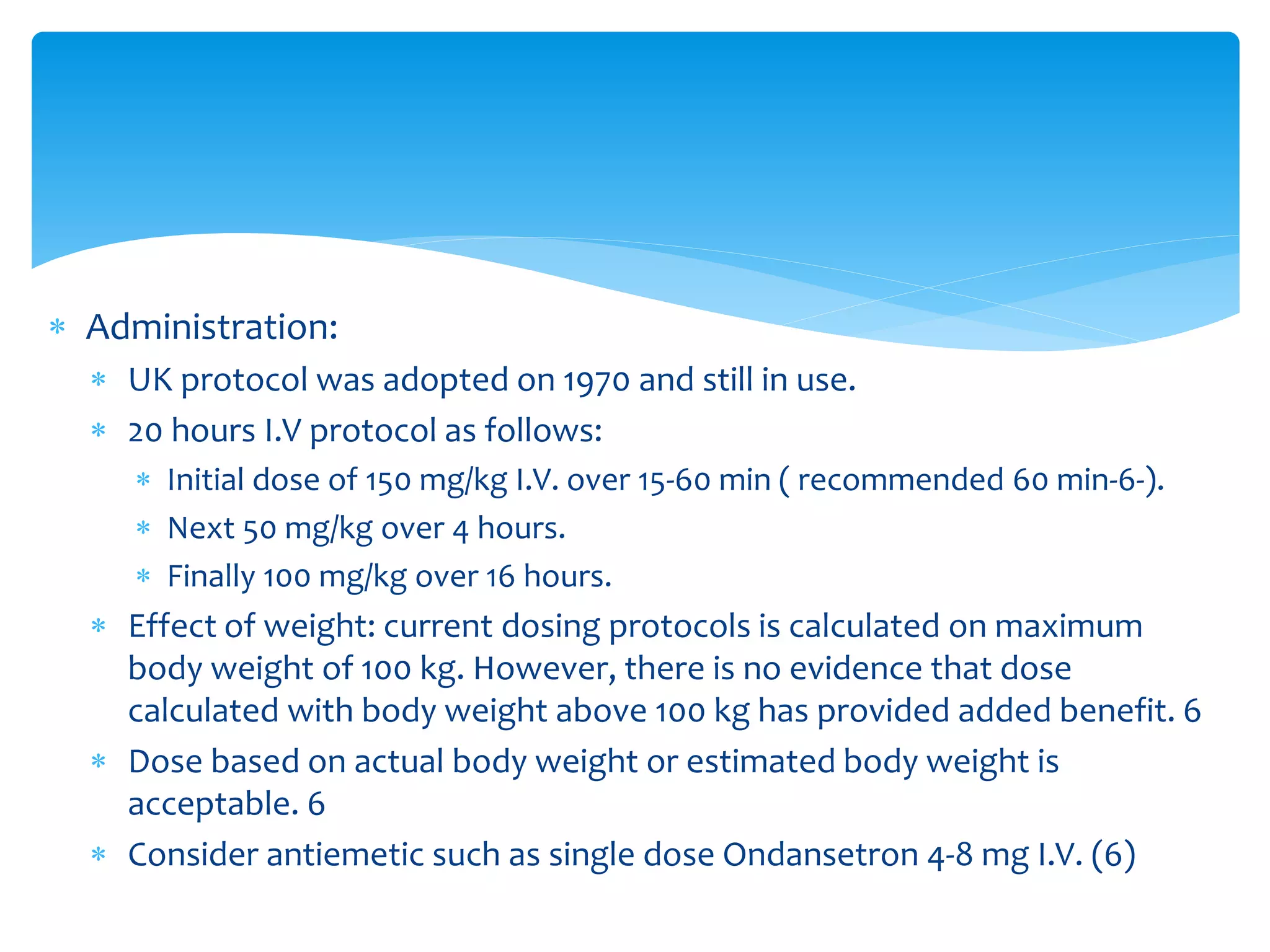 Management of paracetamol overdose in adults | PPTX