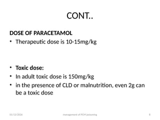 MANAGEMENT OF PARACETAMOL POISONING.pptx