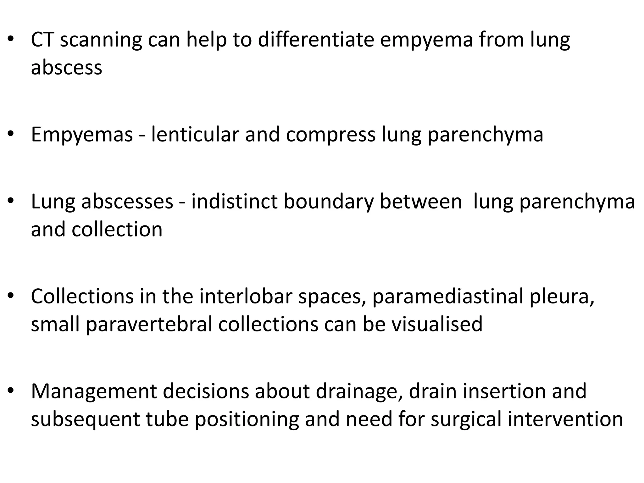 Management of parapneumonic effusion and empyema | PPTX