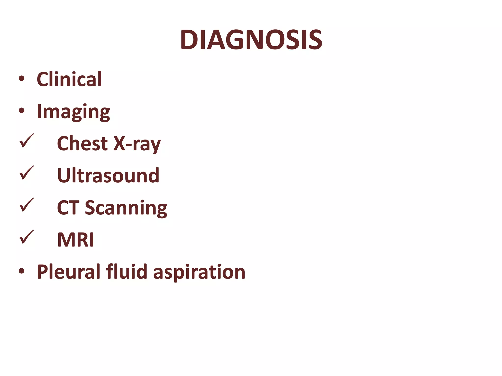 Management of parapneumonic effusion and empyema | PPTX