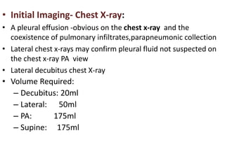 Management of parapneumonic effusion and empyema | PPTX