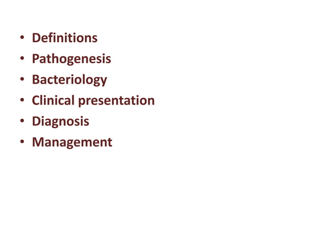 Management of parapneumonic effusion and empyema | PPTX