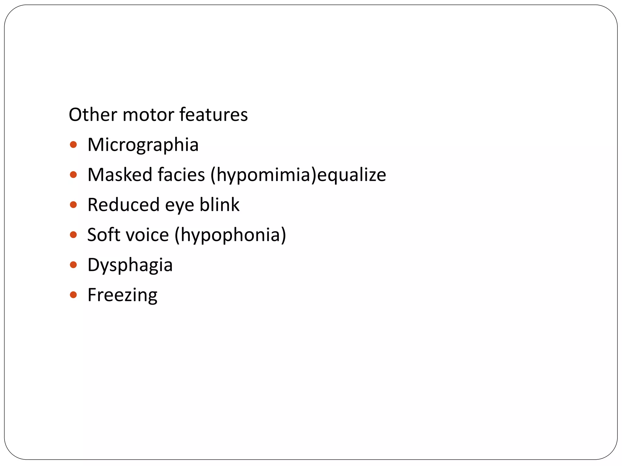 Management of parkinsons disease | PPTX