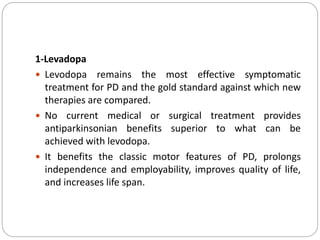 Management of parkinsons disease | PPTX