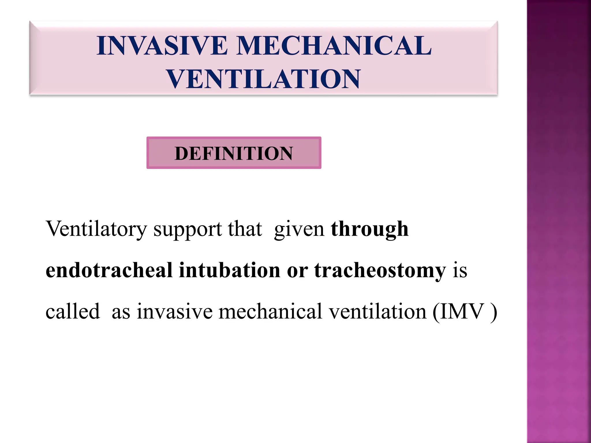 MANAGEMENT OF PATIENT IN MECHANICAL VENTILATOR .pptx