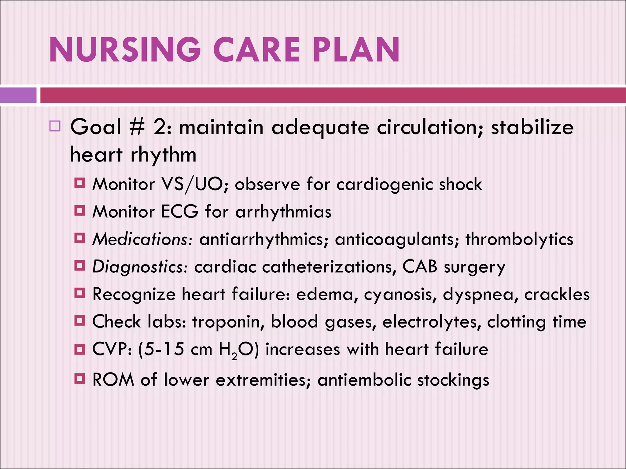 Management Of Patients With Cardiovascular & Hematologic Problems ...
