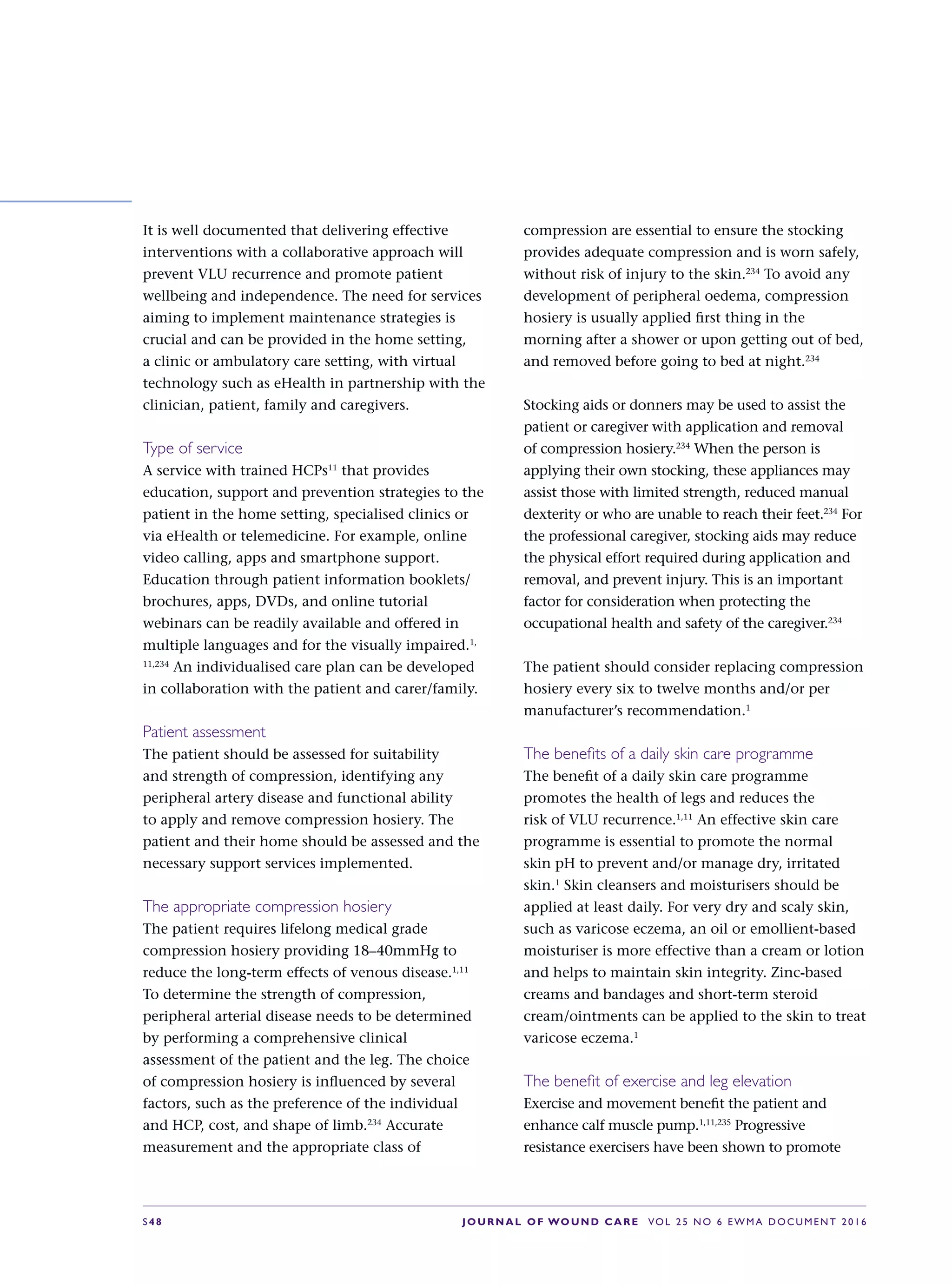 Management of patients_with_venous_leg_ulcers_final_2016 | PDF