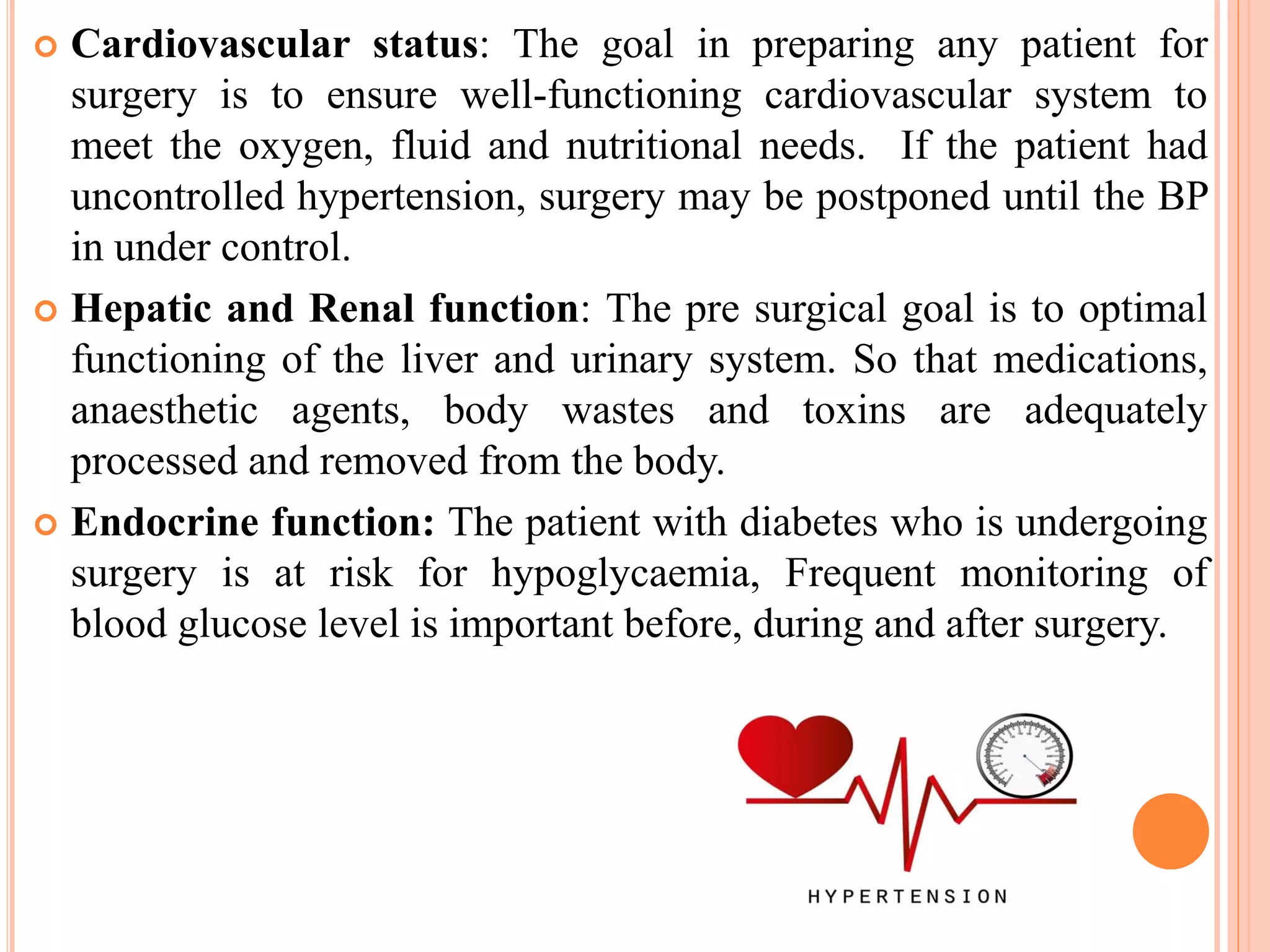 Management Of Patient Undergoing Surgery | PDF