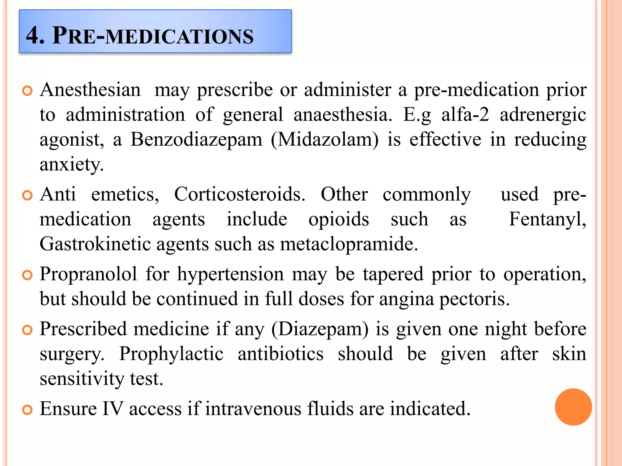 Management Of Patient Undergoing Surgery | PDF