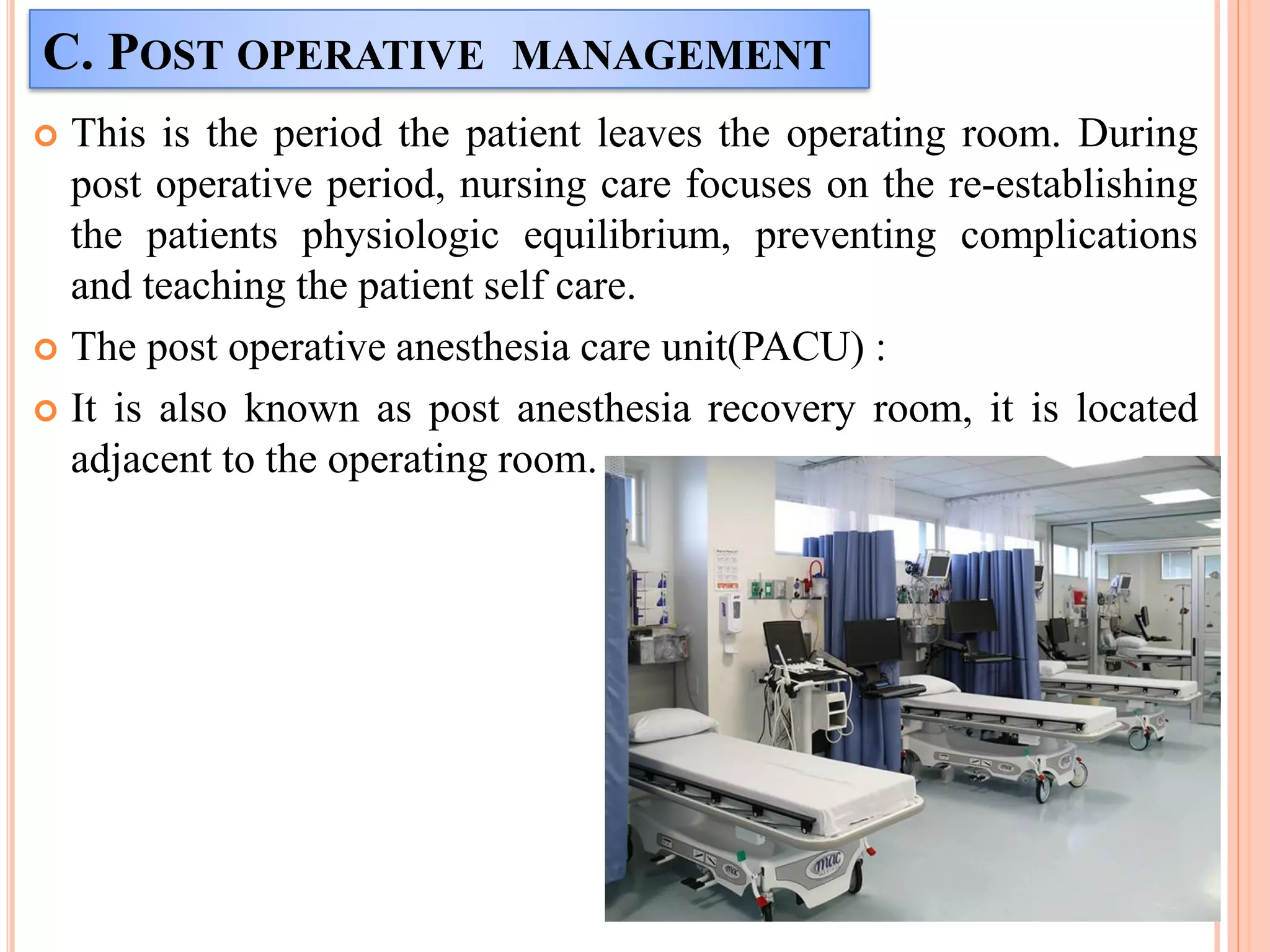 Management Of Patient Undergoing Surgery | PDF
