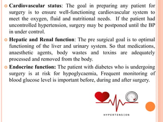 Management Of Patient Undergoing Surgery | PDF