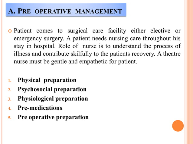 Management Of Patient Undergoing Surgery | PDF