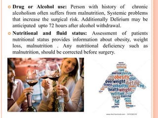 Management Of Patient Undergoing Surgery | PDF