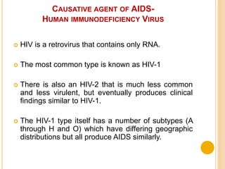 Management of patient with AIDS | PPTX