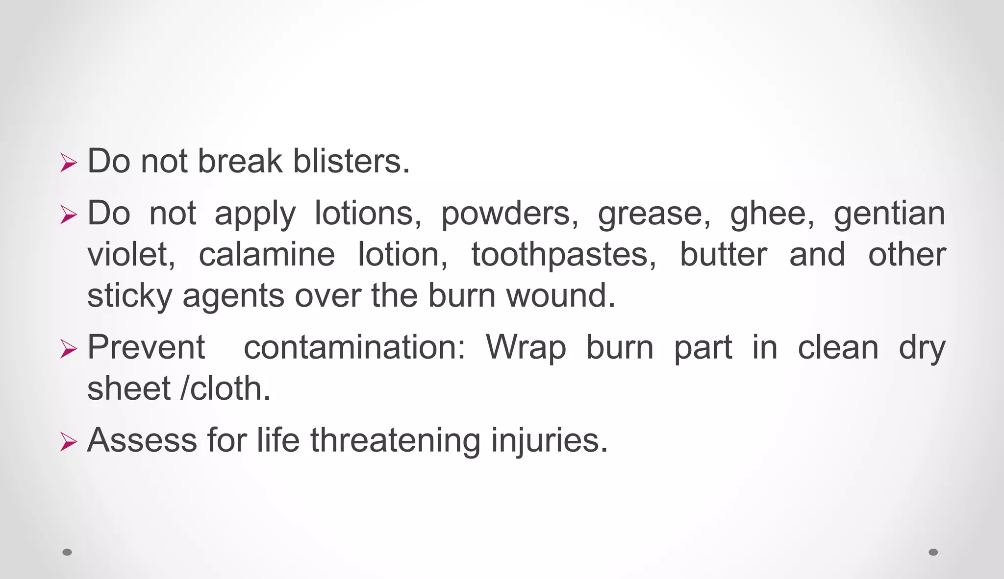 Management of patient with burns | PPTX