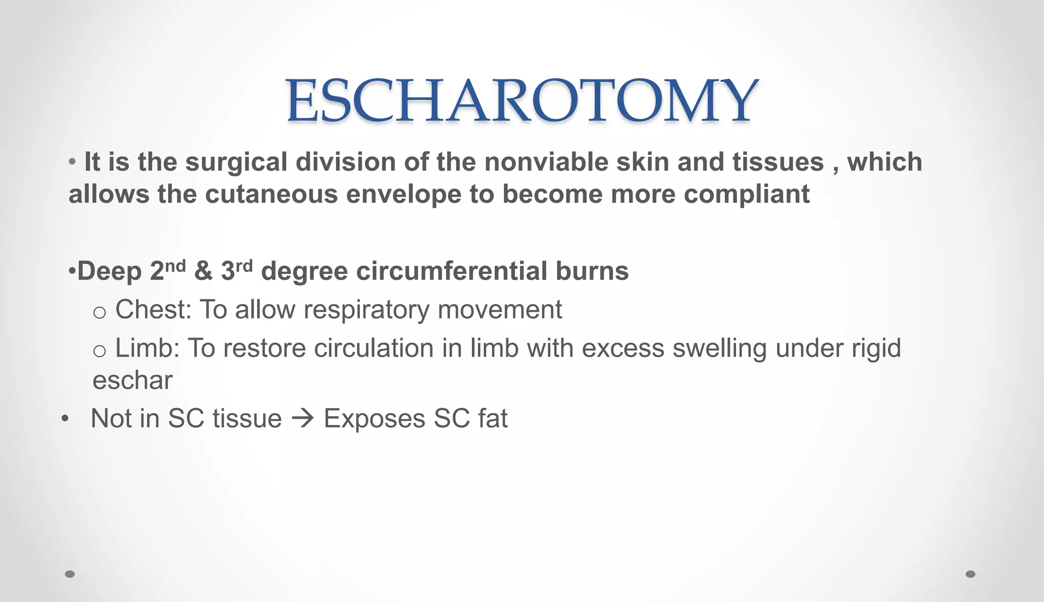Management of patient with burns | PPTX