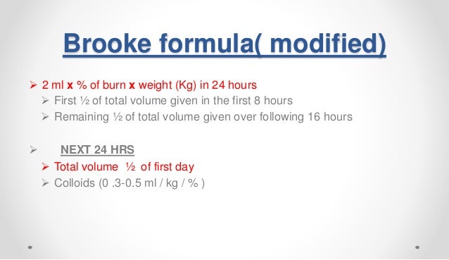 Management of patient with burns