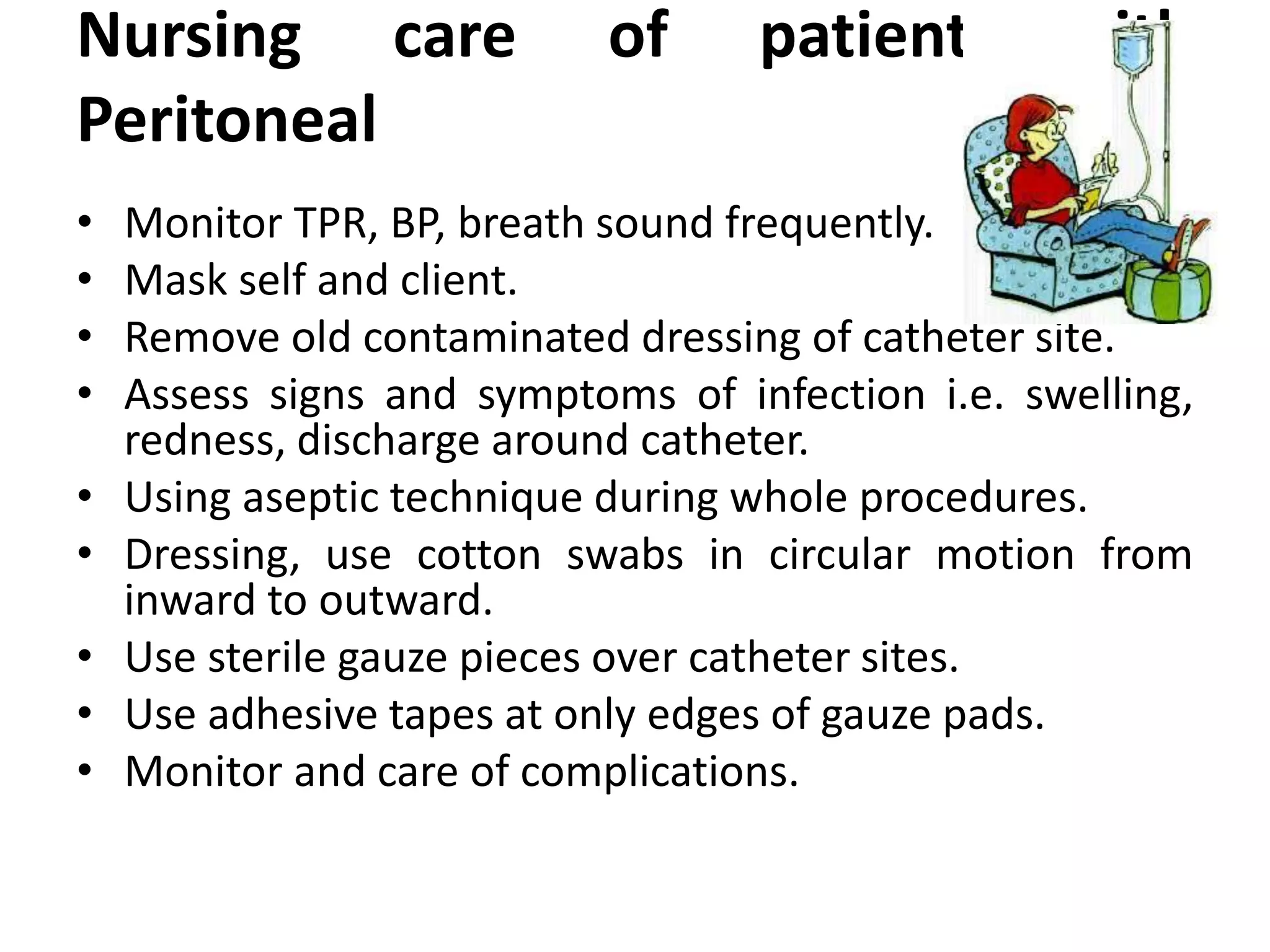 peritoneal dialysis, management of chronic renal failure | PPTX