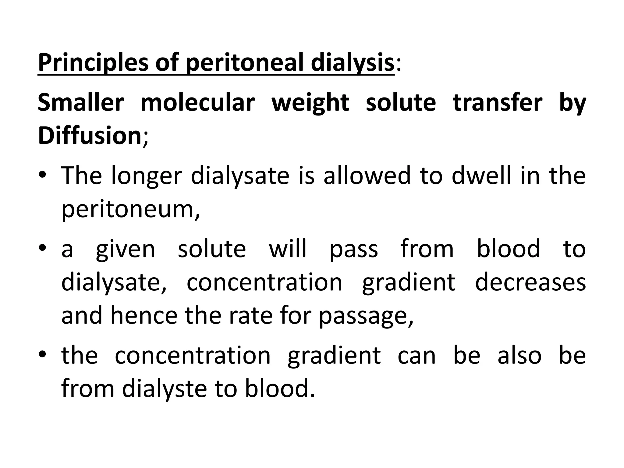 peritoneal dialysis, management of chronic renal failure | PPTX