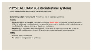 Management of patient with right upper quadrant pain. (desmoplastic ...