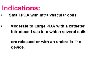 Management Of PDA | PPT