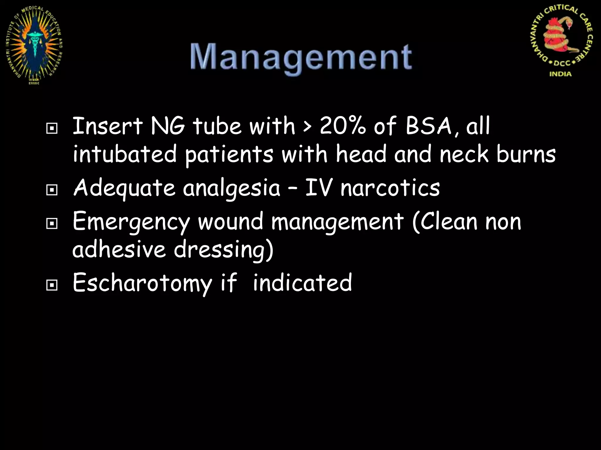 Management of pediatric burns Prof. Dr. Maheswari Ganesan | PPT