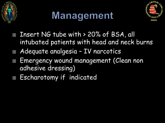 Management of pediatric burns Prof. Dr. Maheswari Ganesan | PPT