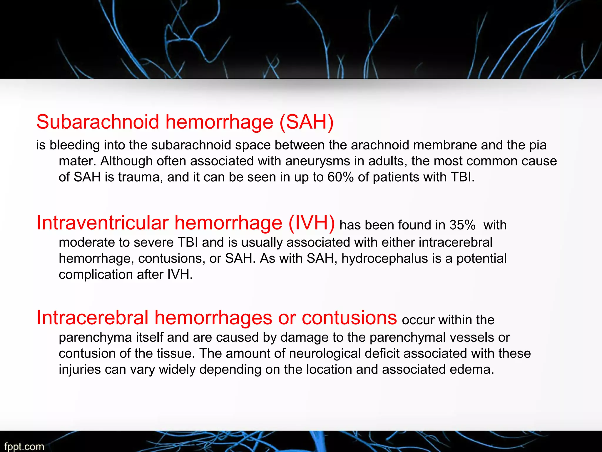Management of pediatric head injury | PPT