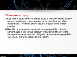 Management of pediatric head injury | PPT